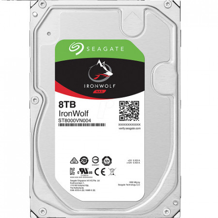 HDD 8 TB SEAGATE IronWolf NAS ST8000VN004, 256MB, SATA 3