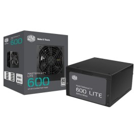 Napajanje COOLER MASTER 600W, MasterWatt Lite 600, MPX-6001-ACABW-EU, 12cm fan