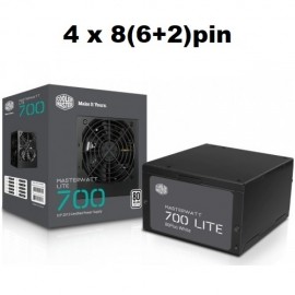 Napajanje COOLER MASTER 700W, MasterWatt Lite 700, MPX-7001-ACABW-EU, 12cm fan