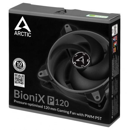 Gaming Fan with PWM PST Arctic BioniX P120, 12cm, 4 pin, ACFAN00168A