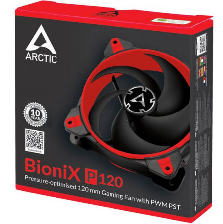 Gaming Fan with PWM PST Arctic BioniX P120, 12cm, 4 pin, ACFAN00115A