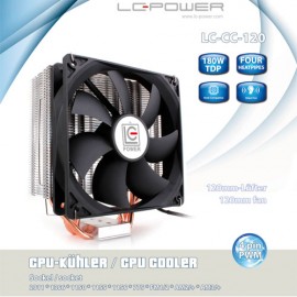 CPU Hladnjak LC POWER Cosmo Cool LC-CC-120, 4 heatpipe, 180W TDP