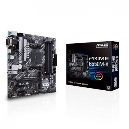 MB ASUS PRIME B550M-A, AM4, AMD B550, 4 x DIMM