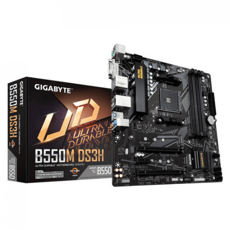 MB GIGABYTE B550M DS3H, AMD B550, 4XDIMM, s.AM4