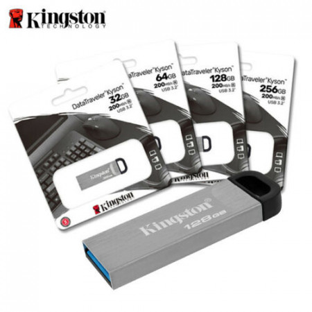 USB Flash Drive 64GB KINGSTON DTKN/64GB, USB 3.2, read up to 200MB/s