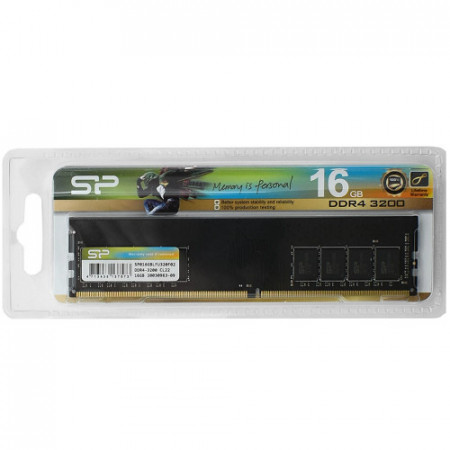 16GB DDR4/3200, SILICON POWER SP016GBLFU320X02, 1.2V, CL22