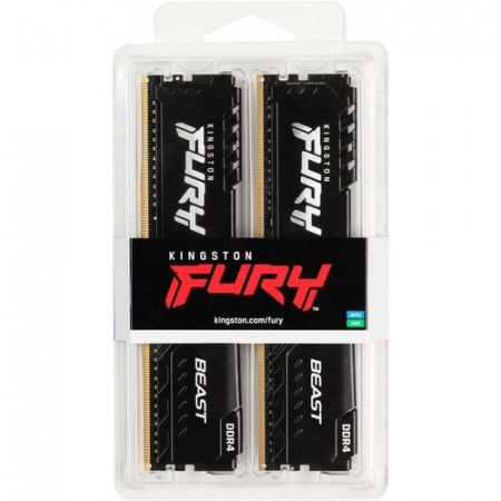 16GB (2 x 8GB) DDR4/3200 KINGSTON KF432C16BBK2/16, Fury Beast