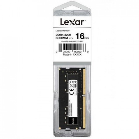 16 GB LEXAR SO-DIMM DDR4/3200, LD4AS016GB3200G