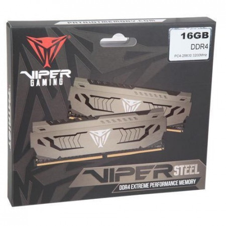 16GB (2 x 8GB) DDR4/3200 PATRIOT Viper Steel Series Dual Channel PVS416G320C6K