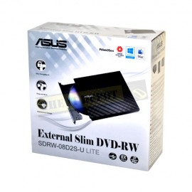 USB DVD-RW eksterni ASUS SDRW-08D2S-U LITE, slim, black