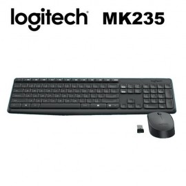 Tastatura + miš LOGITECH MK235 Wireless Combo, USB, SRB, Black