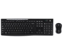 Tastatura + miš LOGITECH MK270 Wireless Combo, USB, US, Black