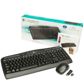 Tastatura + miš LOGITECH MK330 Wireless Combo, US, unifying receiver, Black