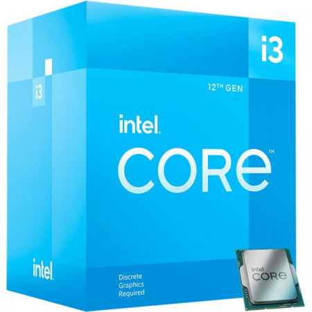 CPU INTEL Corei3-12100F, 4C/8T, 4.30GHz, 18MB, 58W/89W, LGA 1700, BOX