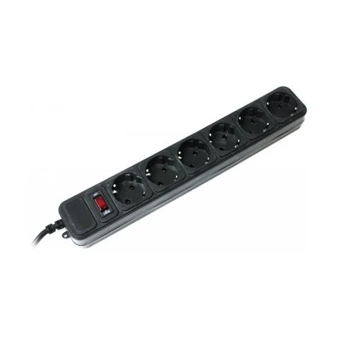 SURGE PROTECTOR GAMEBIRD SPG6-B-6, 6 uticnica, dužina kabla 1.8 m, black