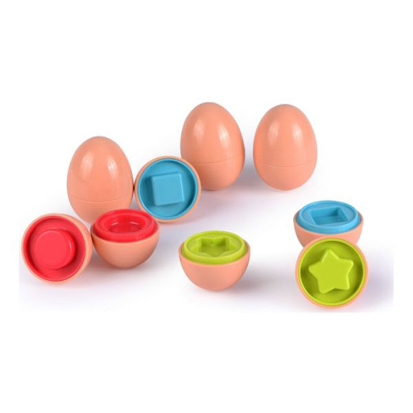 Infunbebe Igračka za bebe 6 Shape Sorter Eggs PLE12-6