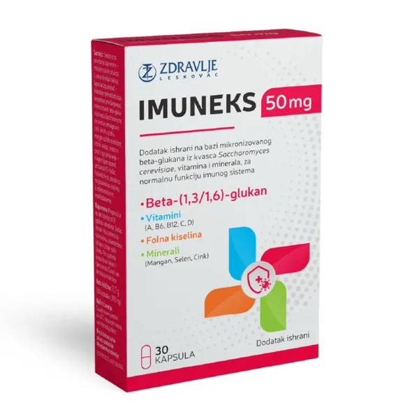 Imuneks 50mg 30 kapsula