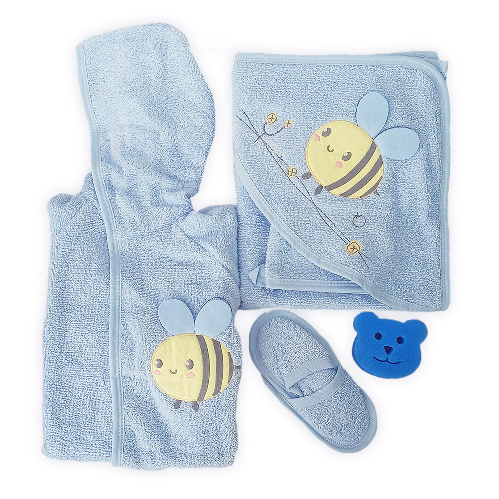 Bebekevi set za bebe dečake plava BD1282