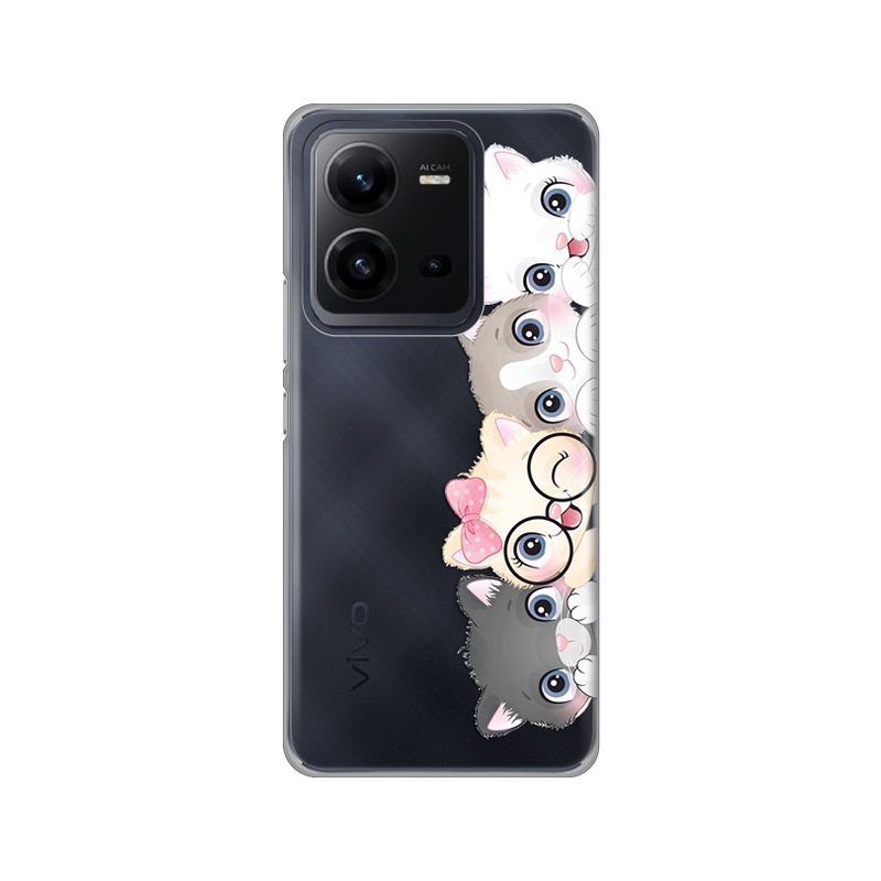 Maskica Silikonska Print Skin za Vivo X80 Lite Cats