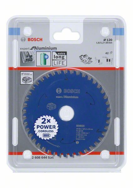 BOSCH®List kružne testere Expert for Aluminium 136×1.6/1x20mm T48 za akumulatorske testere