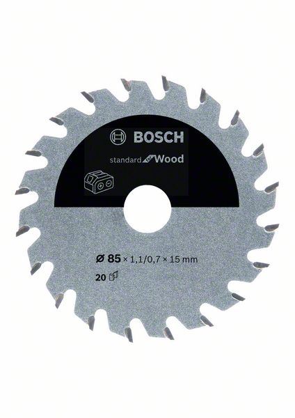 BOSCH®List kružne testere Standard for Wood 165×1,5×15.875mm T36 za akumulatorske testere za uranjanje, ručne testere i za akumulatorske ručno vođene testere za suvo sečenje metala