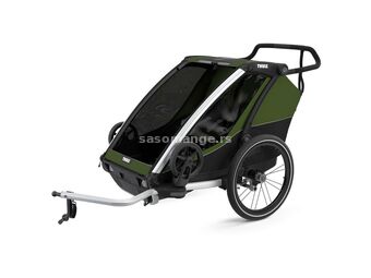 Thule Chariot Cab 2 dečija kolica/prikolica za bicikl - CypresGreen