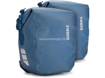 THULE shield pannier bisage za bicikl 13l par - plava