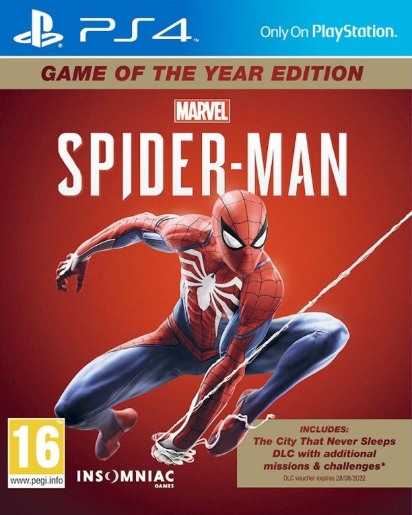 PS4 Marvel’s Spider-Man Game Of The Year Edition