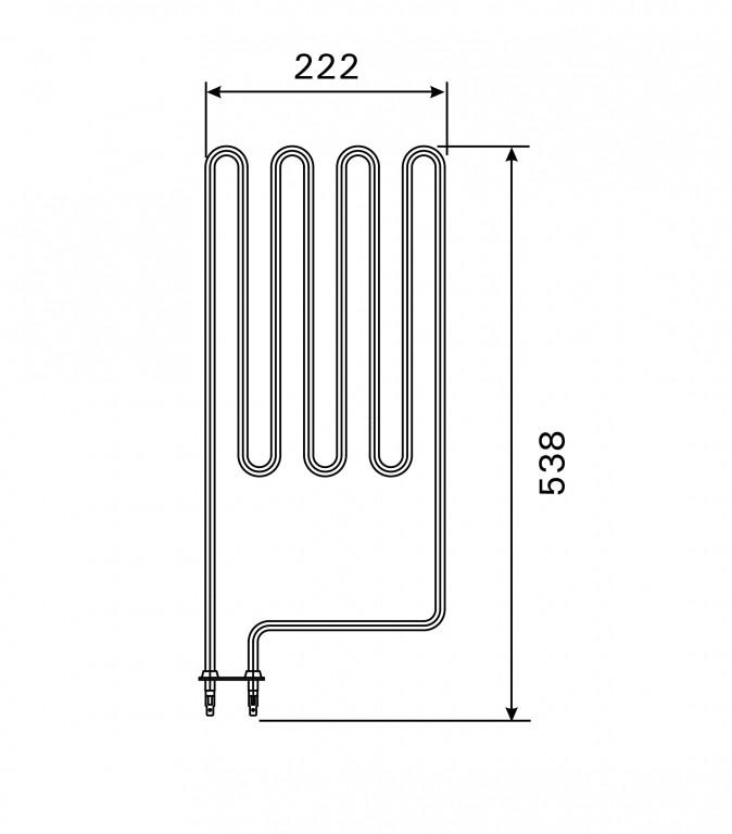 Grejač 226 za sauna peć Harvia Wall Combi ZCU-823