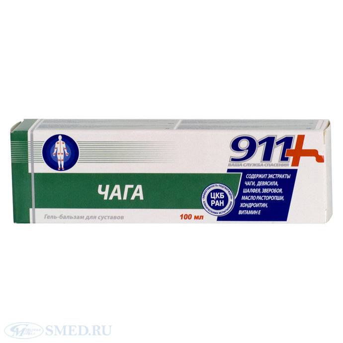 911 ČAGA gel-melem, 100 ml