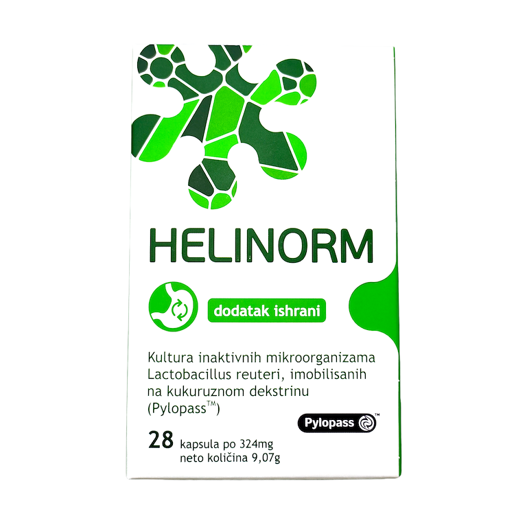 HELINORM - Biološki dodatak ishrani protiv Helicobacter pylori