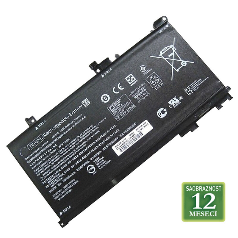 Baterija za laptop HP Pavilion 15 / TE03XL 11.55V 61.6Wh / 5150mAh