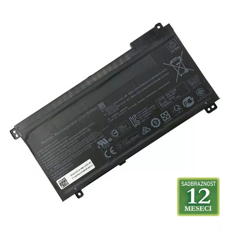 Baterija za laptop HP ProBook X360 440 G1 / RU03XL 11.4V 48Wh / 4210mAh