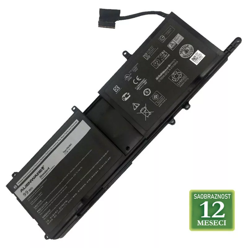 Baterija za laptop DELL Alienware 15 R4 / 9NJM1 11.4V 99Wh / 8600mAh