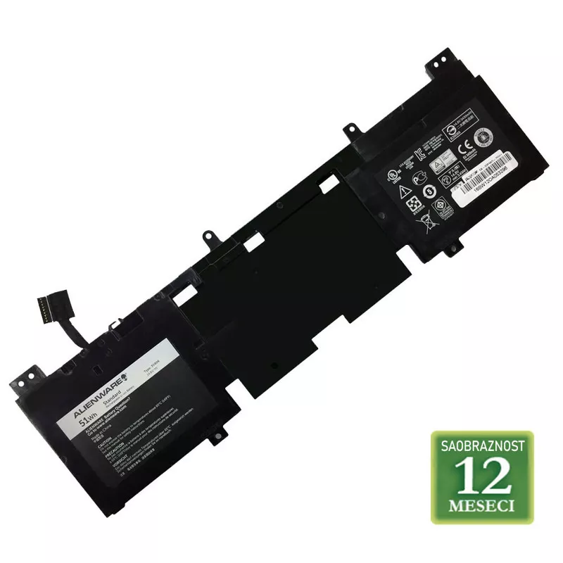 Baterija za laptop DELL Alienware 13 R2 / 3V806 14.8V 51Wh