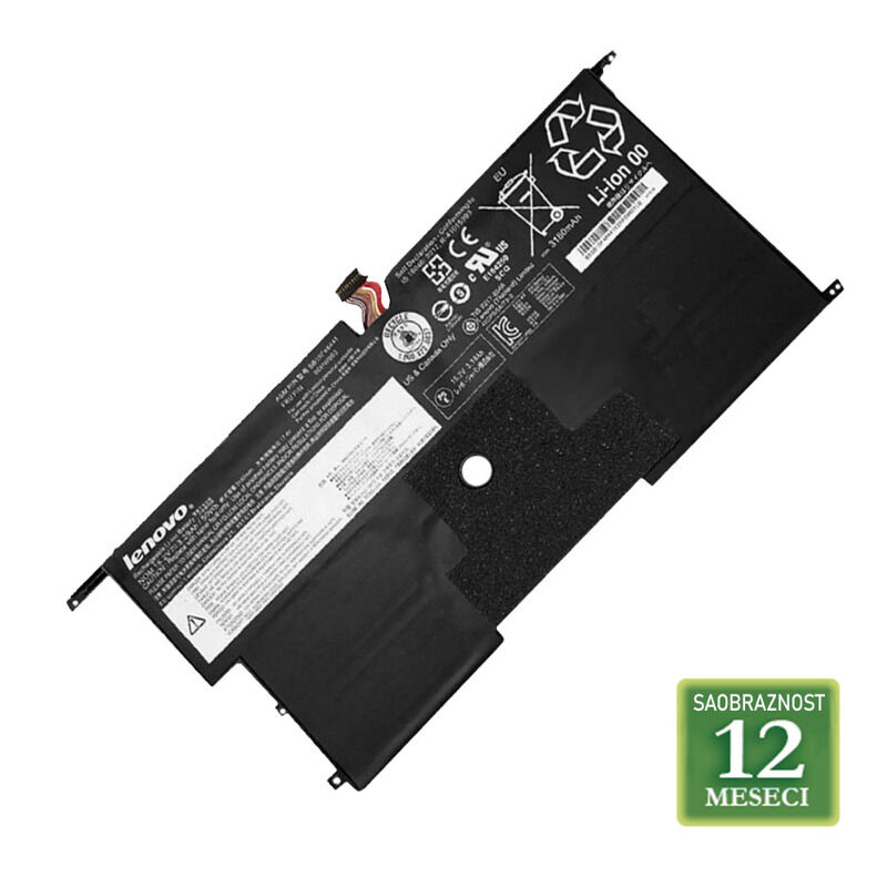 Baterija za laptop LENOVO ThinkPad New X1 Carbon 3 / 00HW003 15.2V 50Wh / 3290mAh