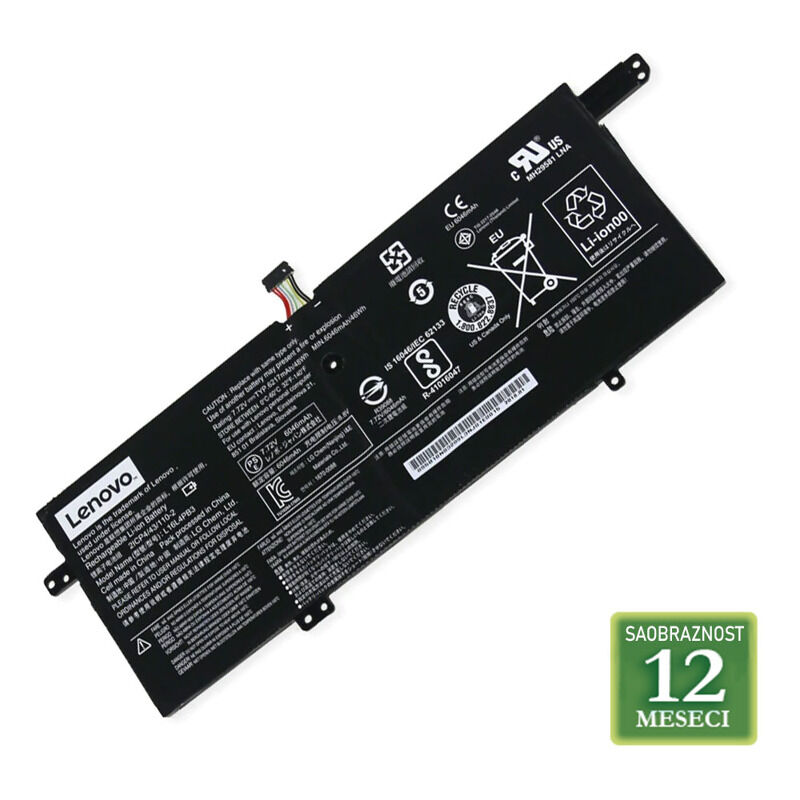 Baterija za laptop LENOVO IdeaPad 720S-13 / L16L4PB3 7.72V 48Wh / 6217mAh