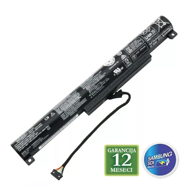 Baterija za laptop LENOVO IdePad 100-15IBY / L14S3A01 10.8V 24Wh / 2200mAh