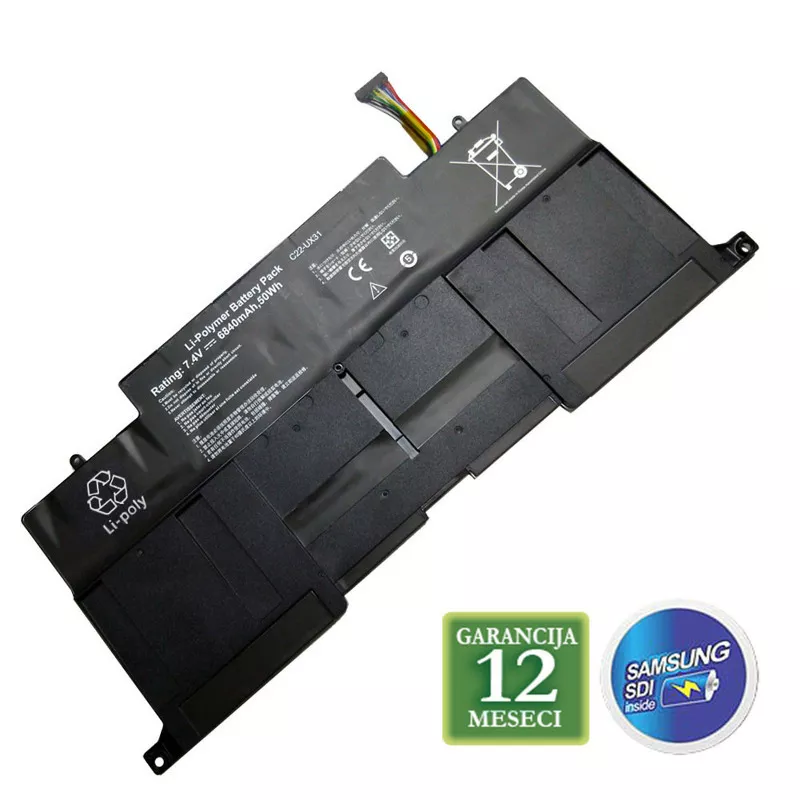 Baterija za laptop ASUS UX31 Series C22-UX31 7.4V 50Wh