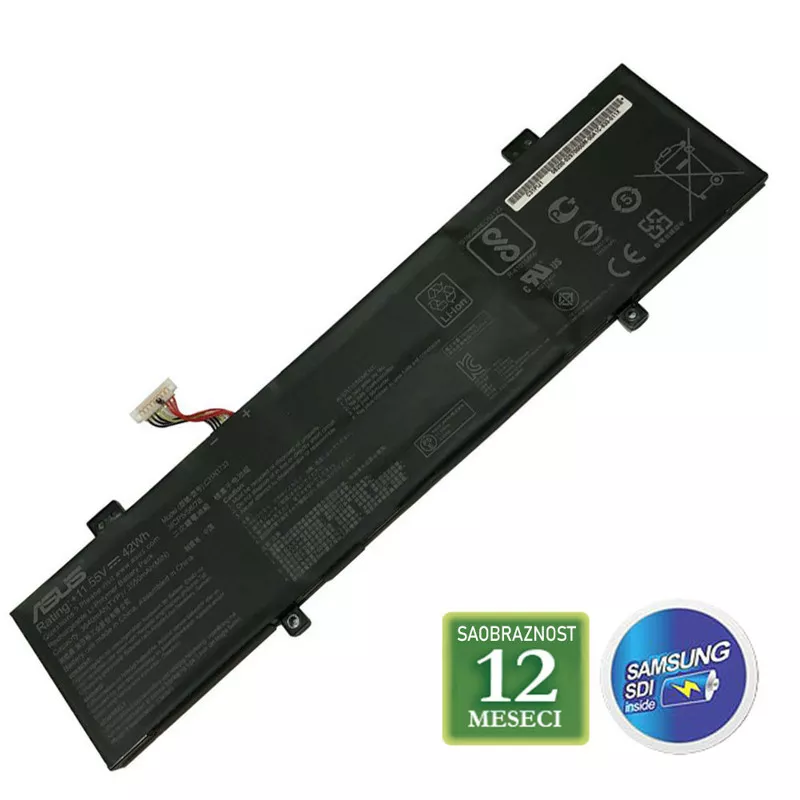 Baterija za laptop ASUS VivoBook Flip 14 TP412 / C31N1733 11.55V 42Wh / 3640mAh