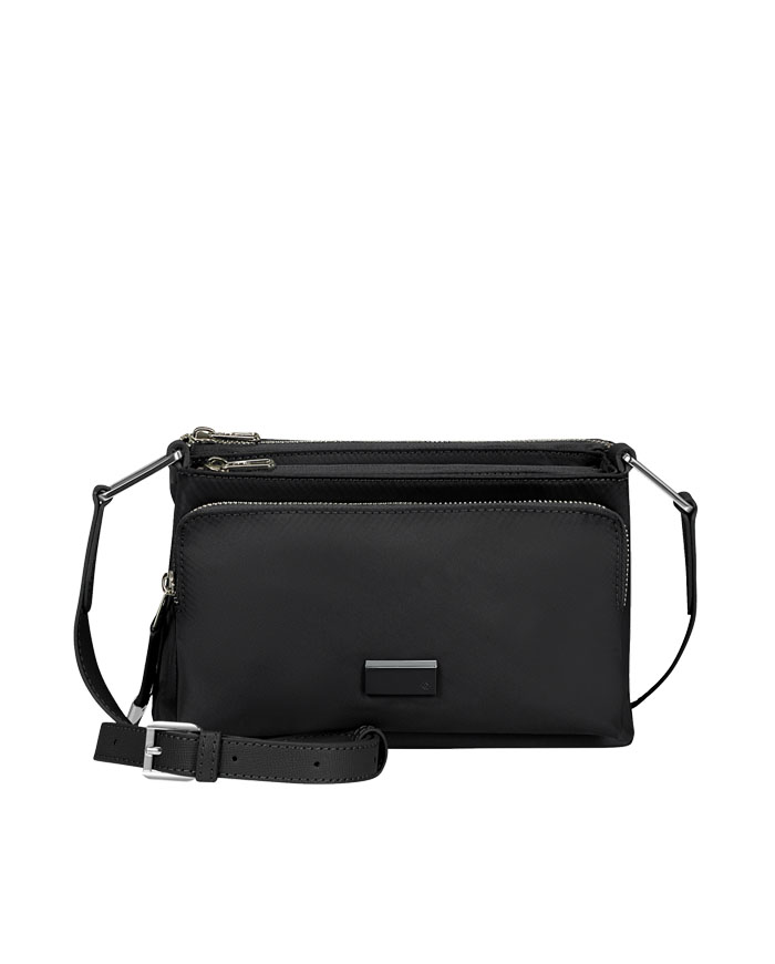 TORBA BE-HER-H. SHOULDER BAG S 3 COMP BLACK Samsonite