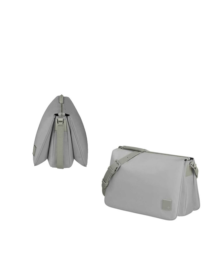 TORBA ESSENTIALLY KARISSA-SHOULDER BAG M 3 COM DOVE GRAY Samsonite