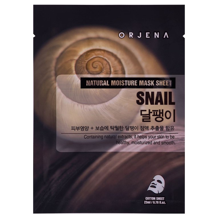 Korejska sheet maska za hidrataciju lica ORJENA puževa sluz 23ml