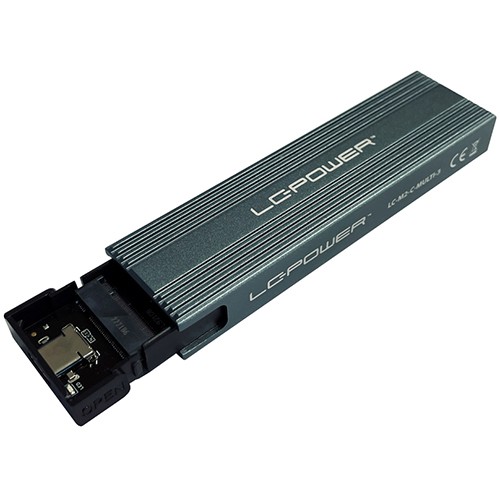 LC POWER Eksterno USB 3.2 Gen.2 kućište NVMe/SATA M.2 SSD | LC-M2-C-MULTI-3