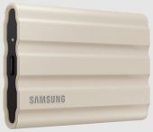 Samsung - Portable SSD 2TB, T7 SHIELD, USB 3.2 Gen.2 (10Gbps), Rugged, [Sequential Read/Write : Up to 1,050MB/sec /Up to 1,000 MB/sec], Beige