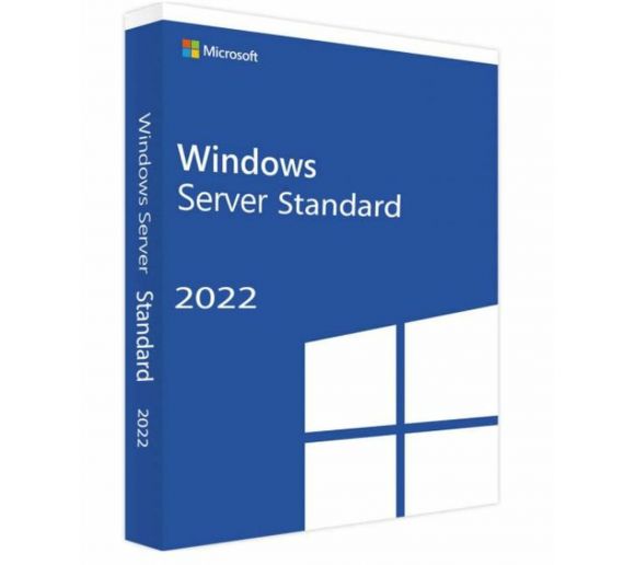 Microsoft - Windows Svr Std 2022 64Bit English 1pk DSP OEI DVD 16 Core