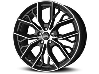 Alu felna 18x8J 5/110 ET30 Momo Massimo Matt Black Diamond Cut