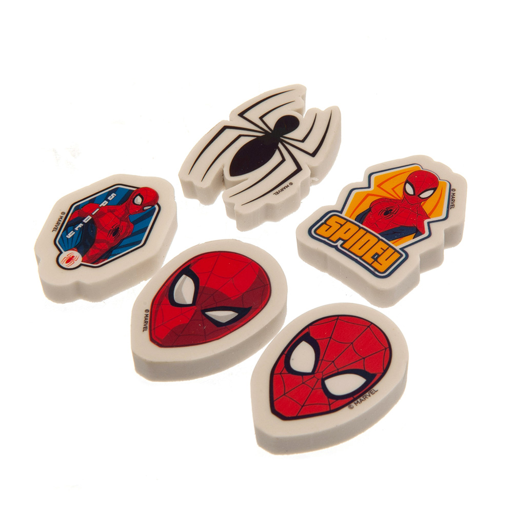 Marvel Spider-man Eraser Set