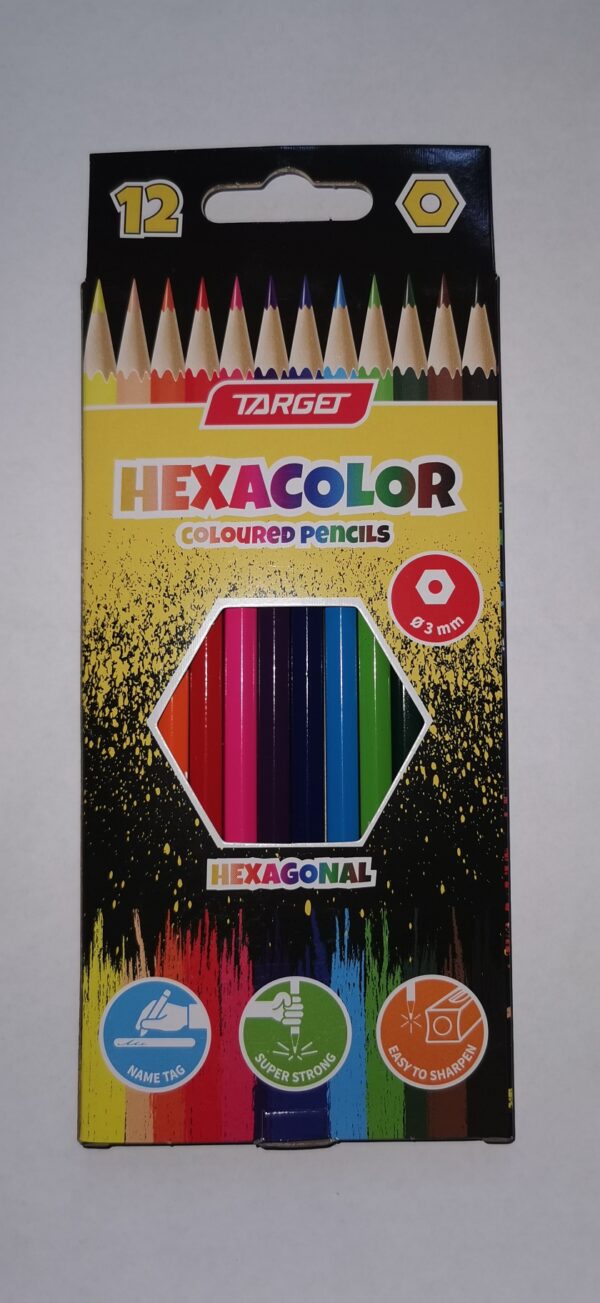 Drvene bojice Target Hexacolor 1/12