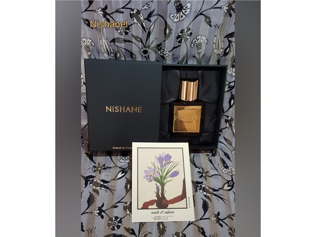 Nishane Suede et Safran extrait de parfum, original